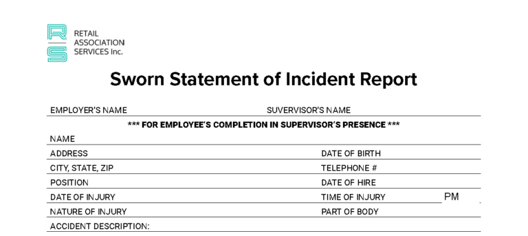 Sworn-Statement-of-Incident-Report | Washington Retail Services